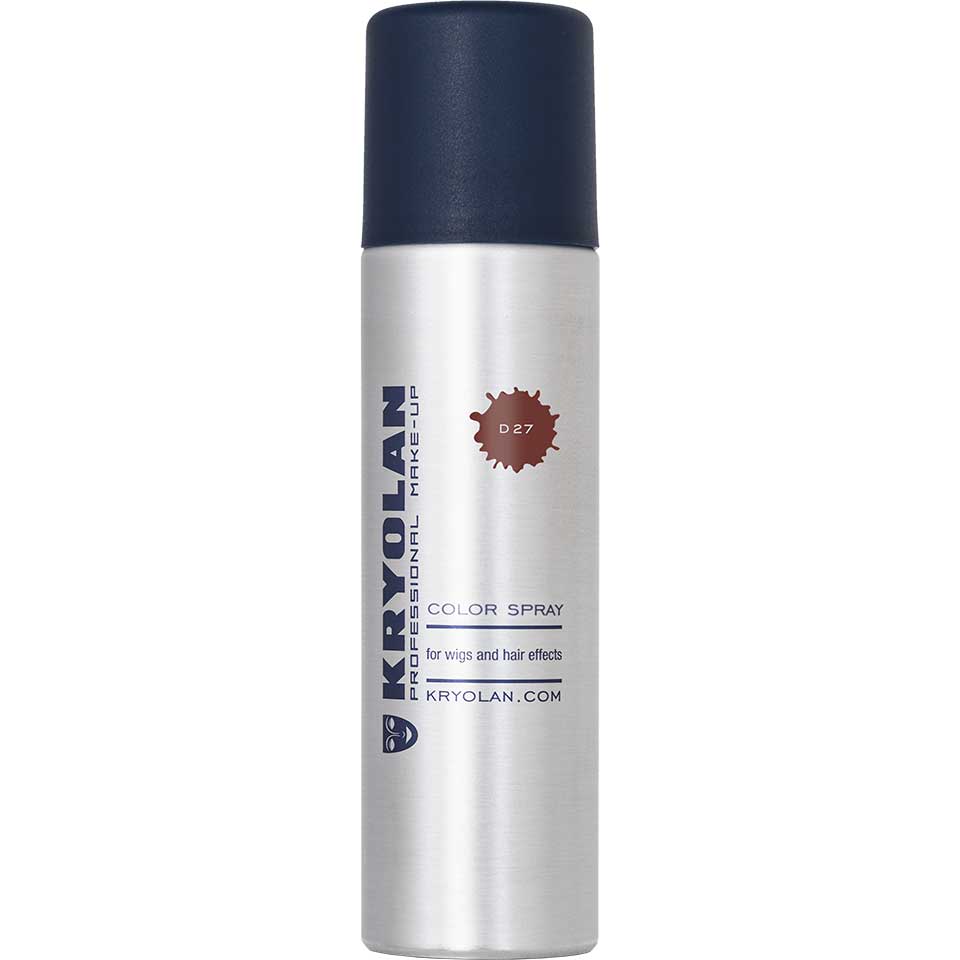 Kryolan Colour Spray - Titian Red (D27) – www.festivalglitter.co.uk