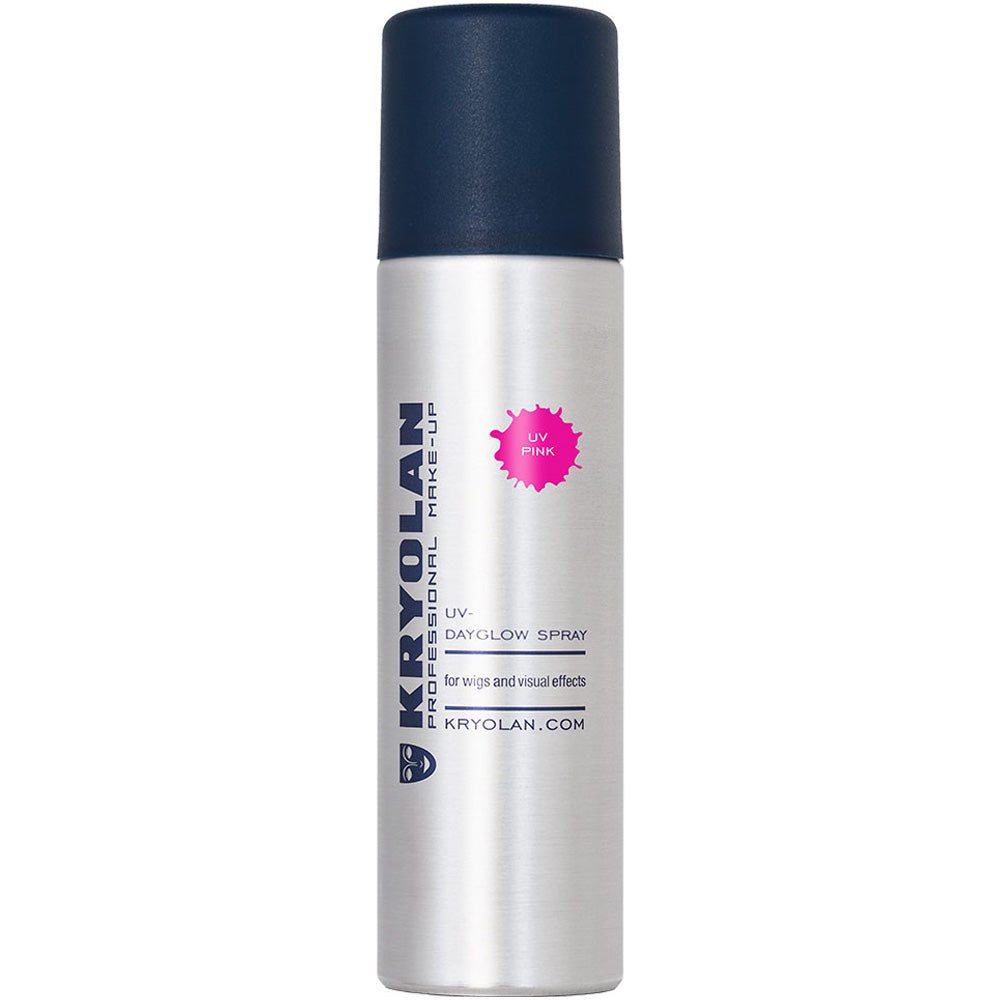 Kryolan UV-Dayglow Spray 150ml - UV Pink – www.festivalglitter.co.uk