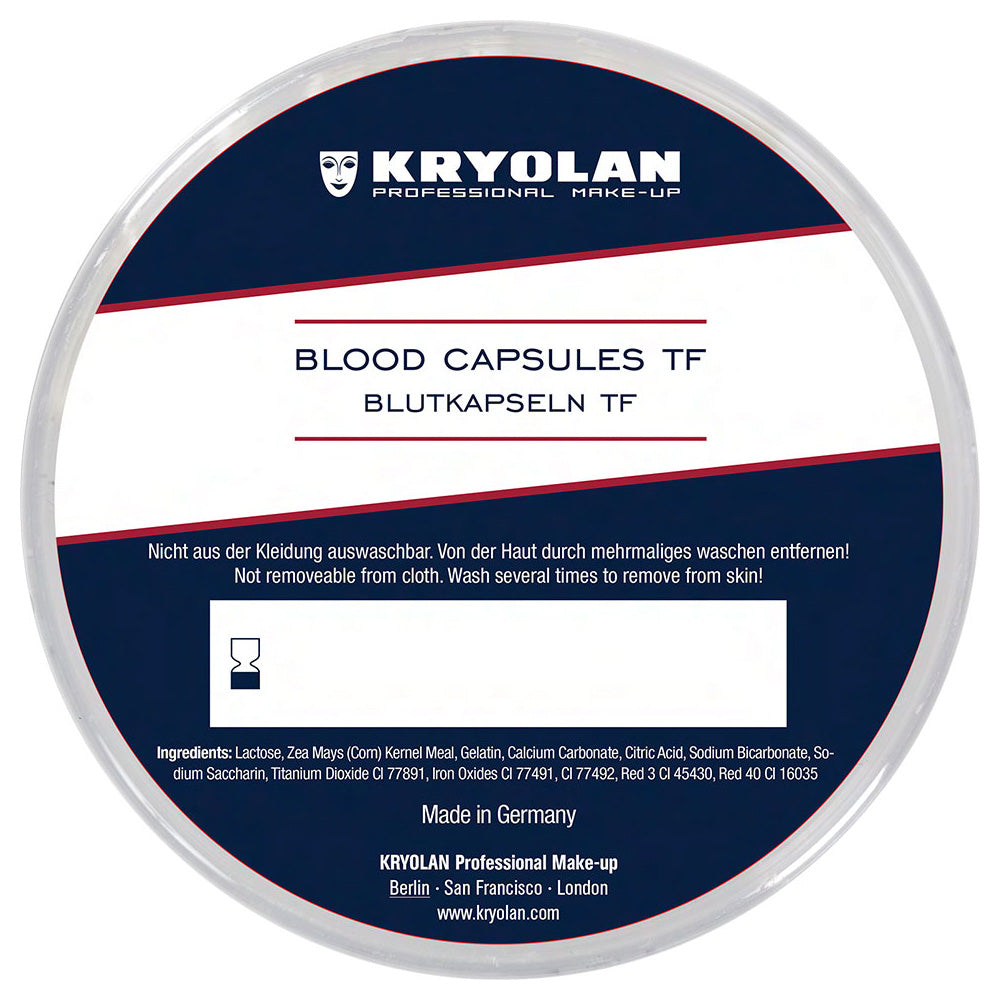 Kryolan Blood Capsules TF – www.festivalglitter.co.uk