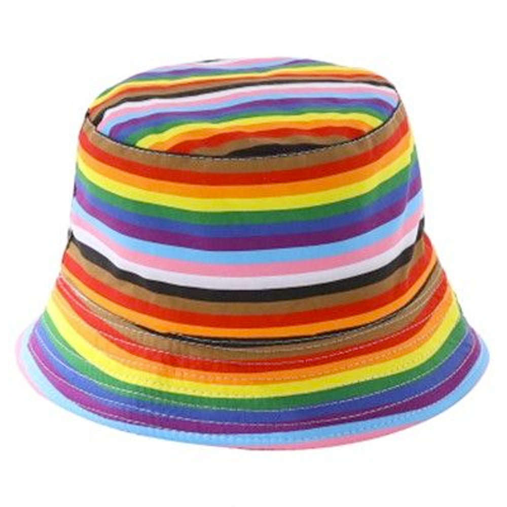 Progress Pride Bucket Hat (Thin Horizontal Stripes) – www ...