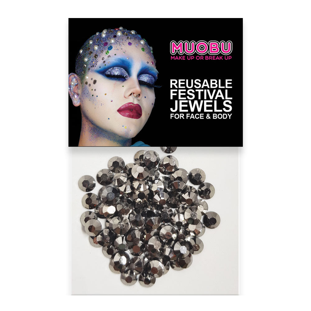 Graphite Diamantes - Metallic Face & Body Gems 6mm – www ...
