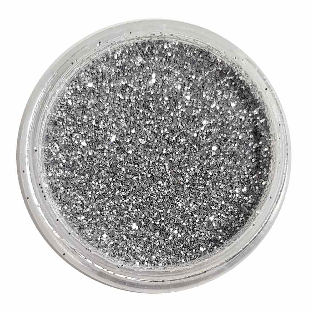Silver Glitter (Fine Metallic Glitter) - Silver Fox – www ...